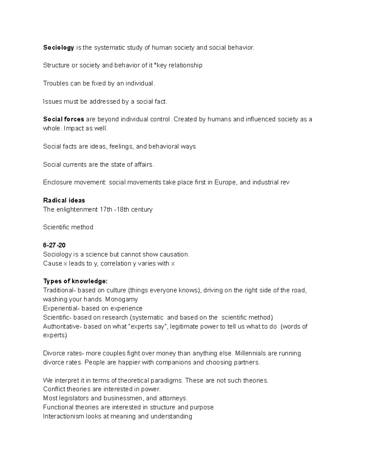 Sociology day. 1 - Sociology is the systematic study of human society ...