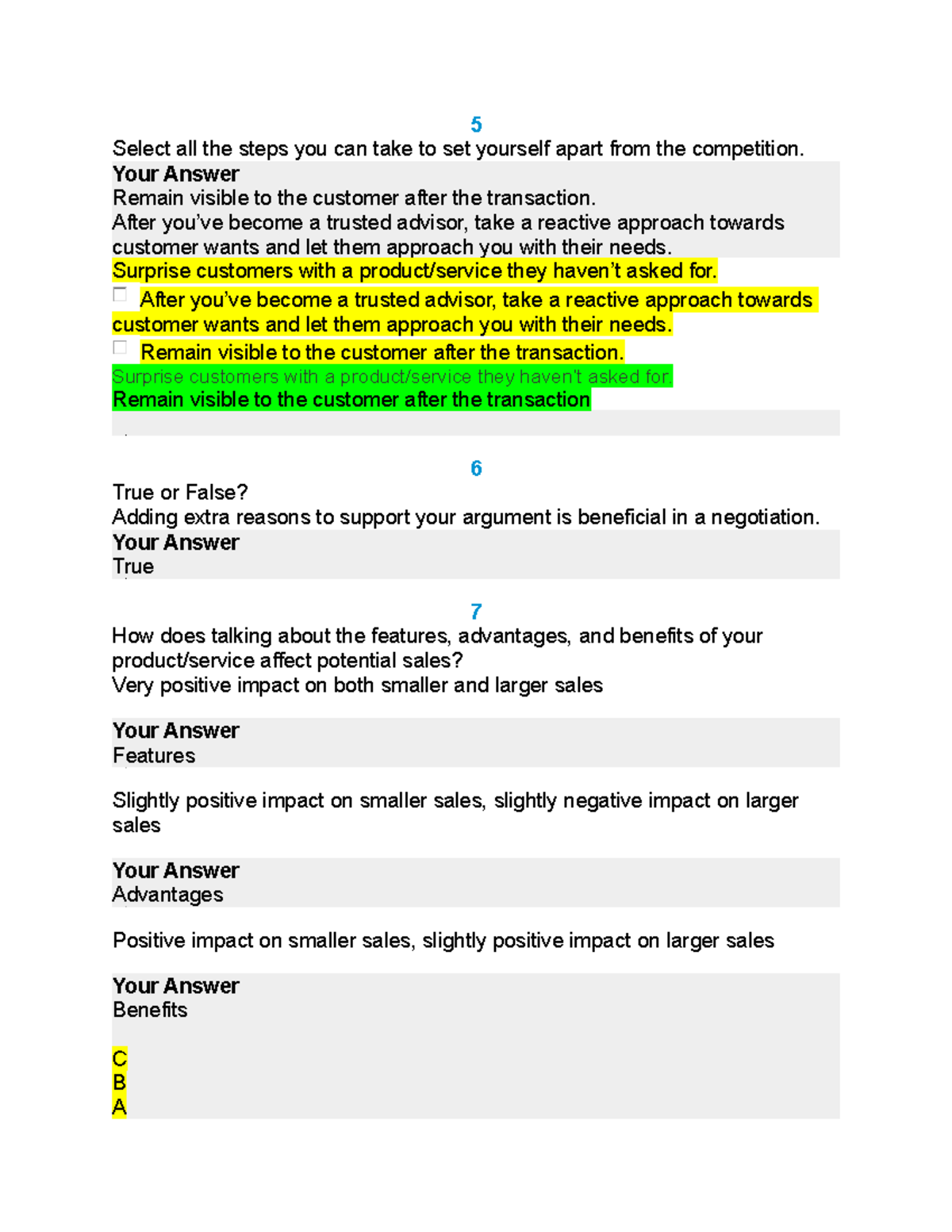 5CHD - Practice material - 5 Select all the steps you can take to set ...