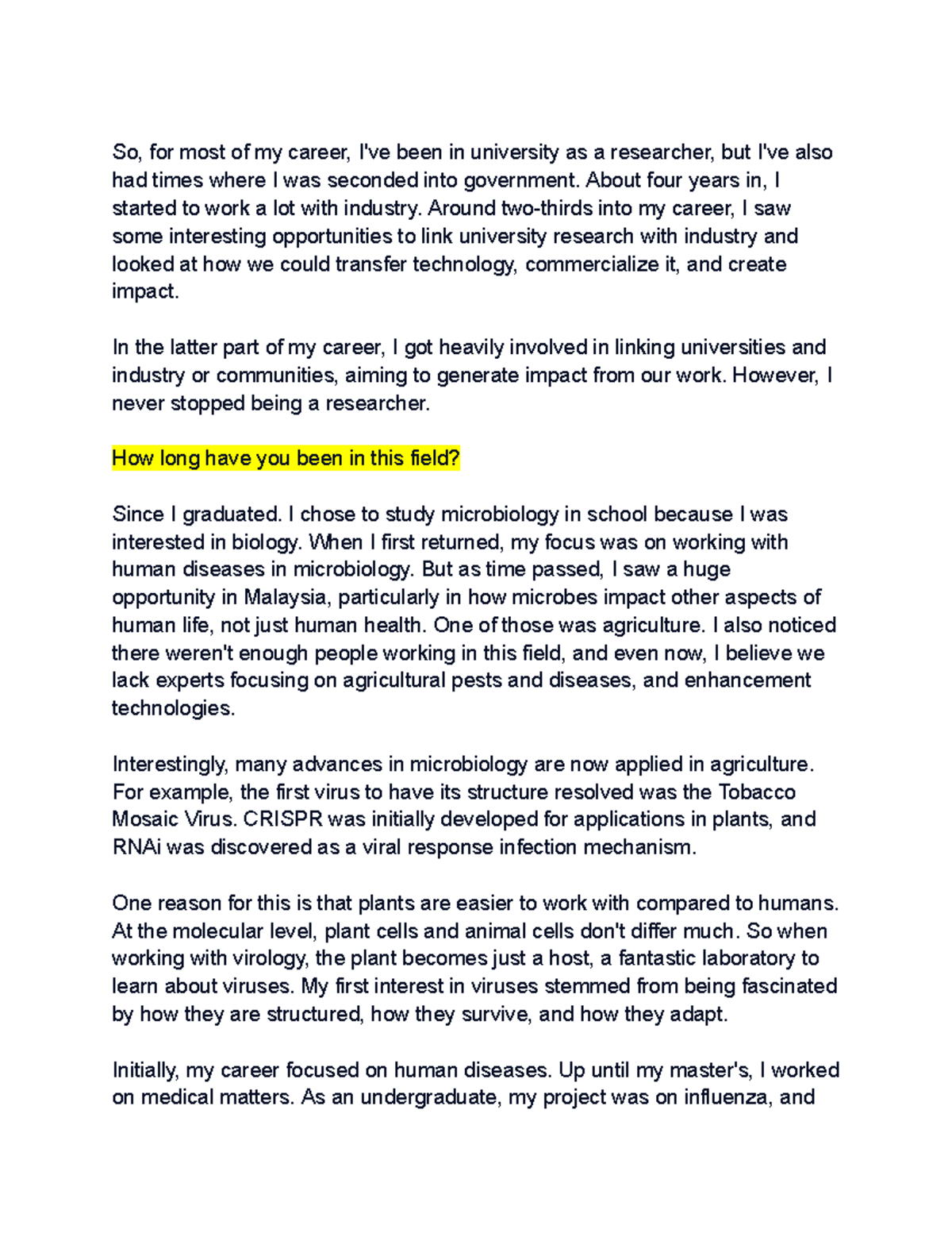 skibidi gyatt rizzler yasss - So, for most of my career, I've been in ...