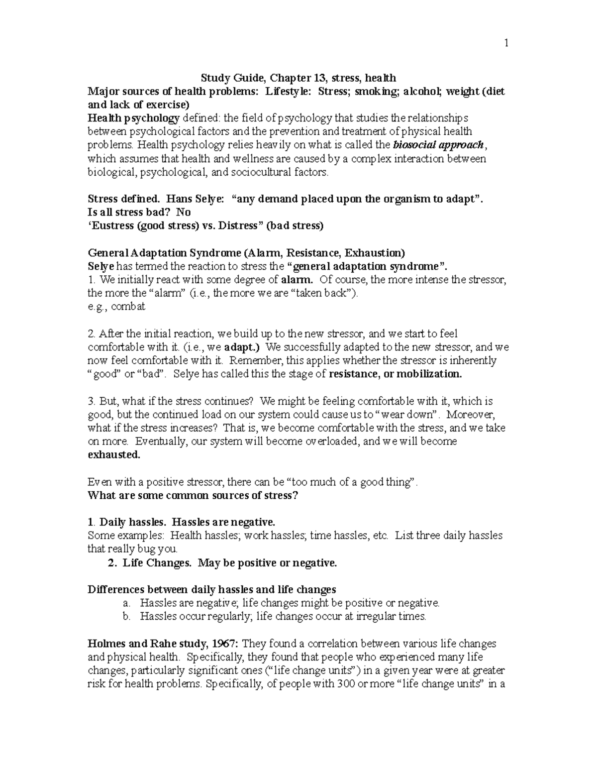 Chapter 13 Study Guide - Prompts for Exam Content/Exam Practice - Study ...