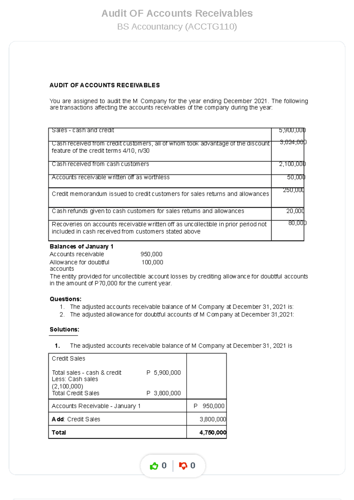 Audit-of-accounts-receivables compress - Audit OF Accounts Receivables ...