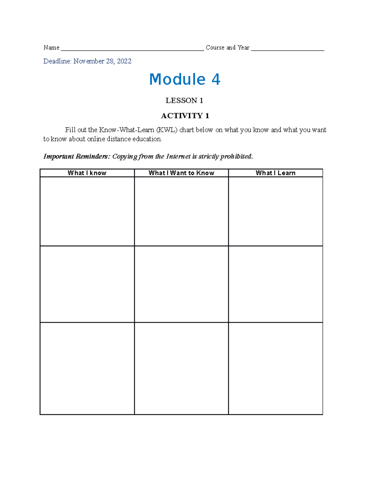 Module-4- Lesson-1- Activity - Name ...