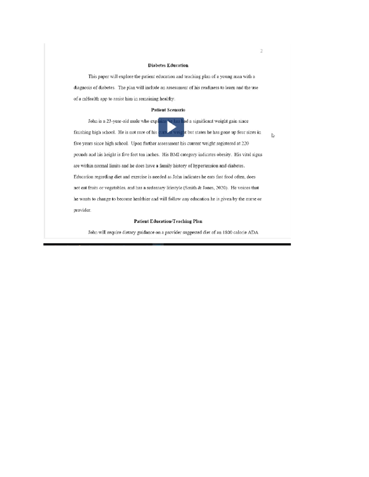 Example 1 - LDRS 511 - Studocu