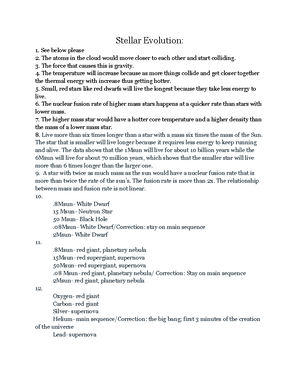 AST 105 - Notes based off lecture and Textbook: Cosmic Perspective ...