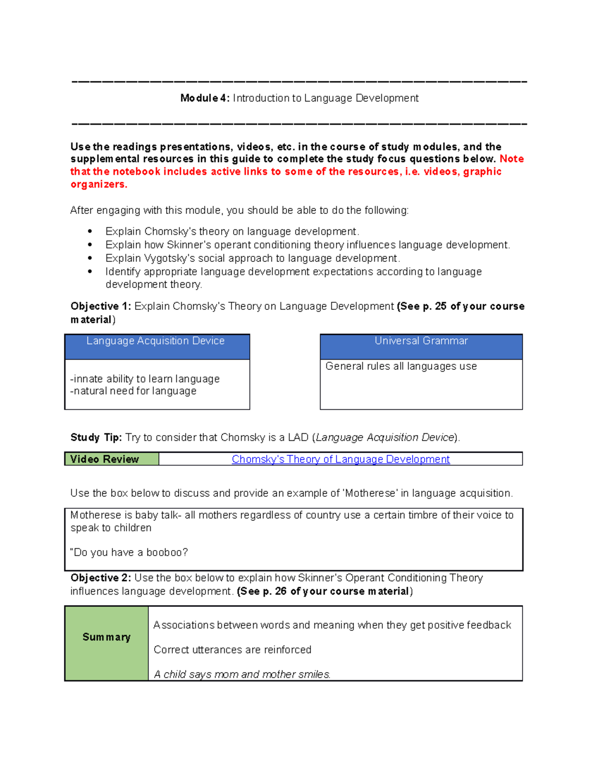 Module 4 Notebook - Updated Filled Out - - Studocu