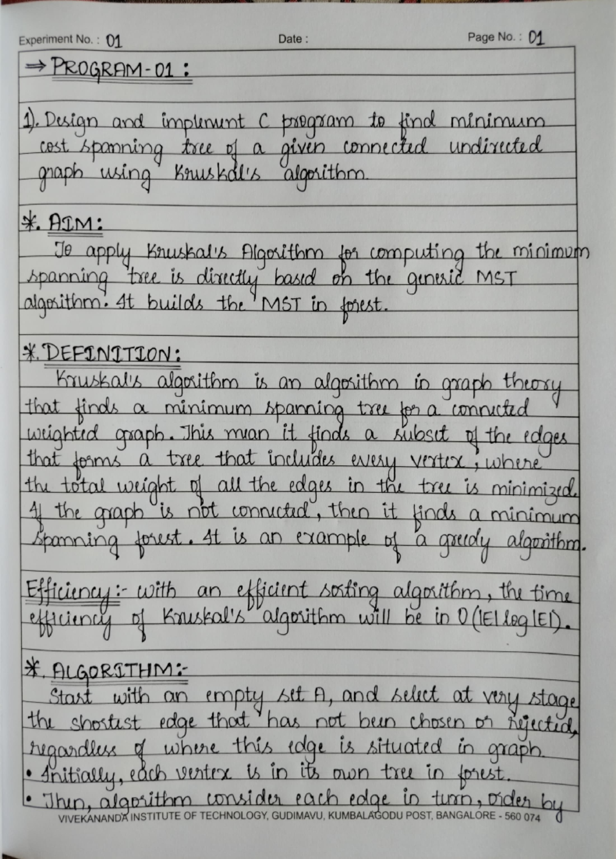 Ada Lab Format Practice Lab Material Experiment No 01 Program 01 Date Desian And