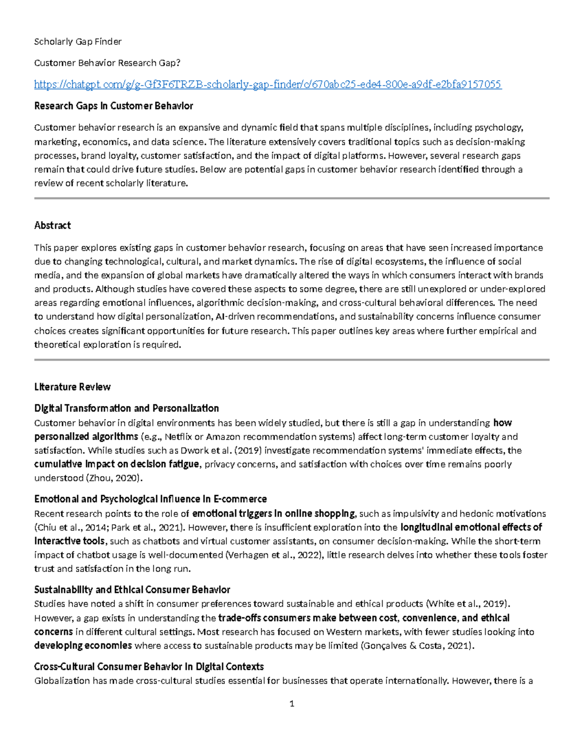 Scholarly Gap Finder - Change Management's questions & Answer ...