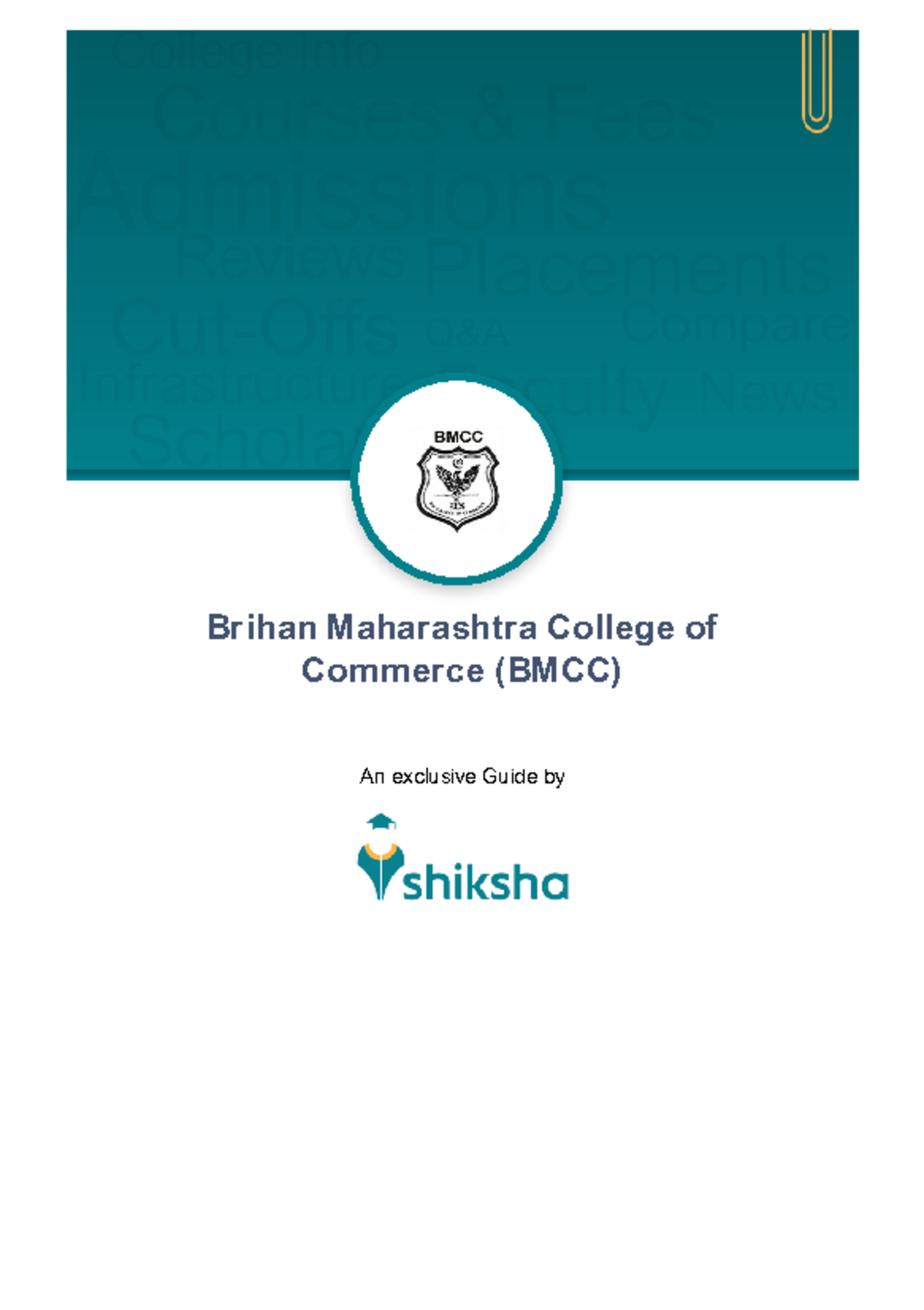 Brihan Maharashtra College of Commerce BMCC - Bcom hons. - Brihan ...