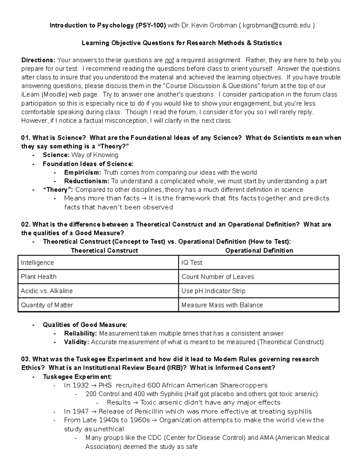 08-09 Research Methods and Statistics - Introduction to Psychology (PSY ...