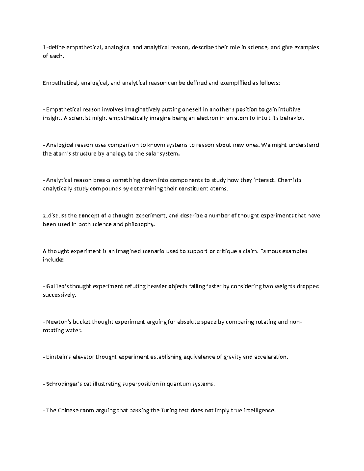 Unit 15 - Unit 15 Objectives and Study questions - 1-define ...