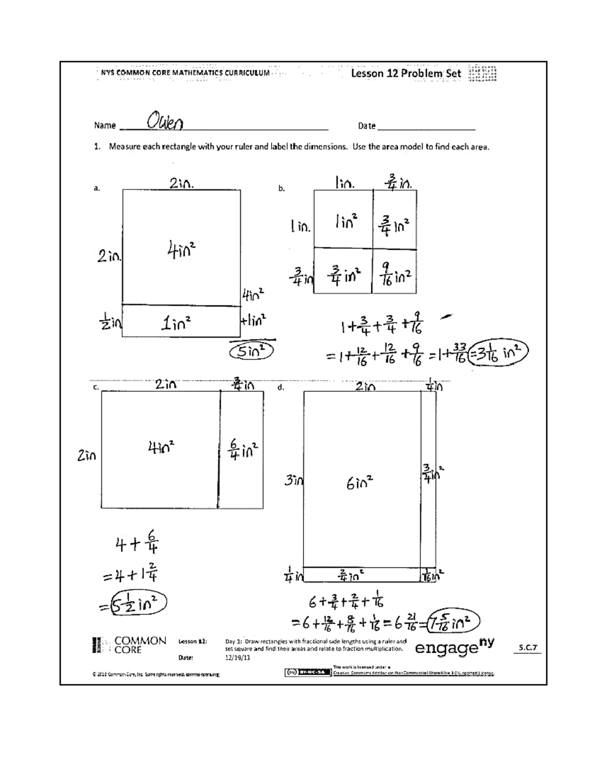 Problem Set Answers - M5 L12 - NYS COMMON CORE MATHEMATICS CURRICULUM ...