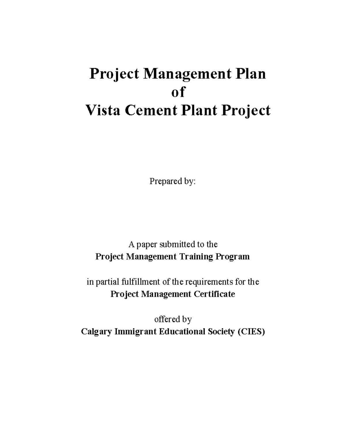 Final assignment sample pdf and evaluation - WBS Project Management ...