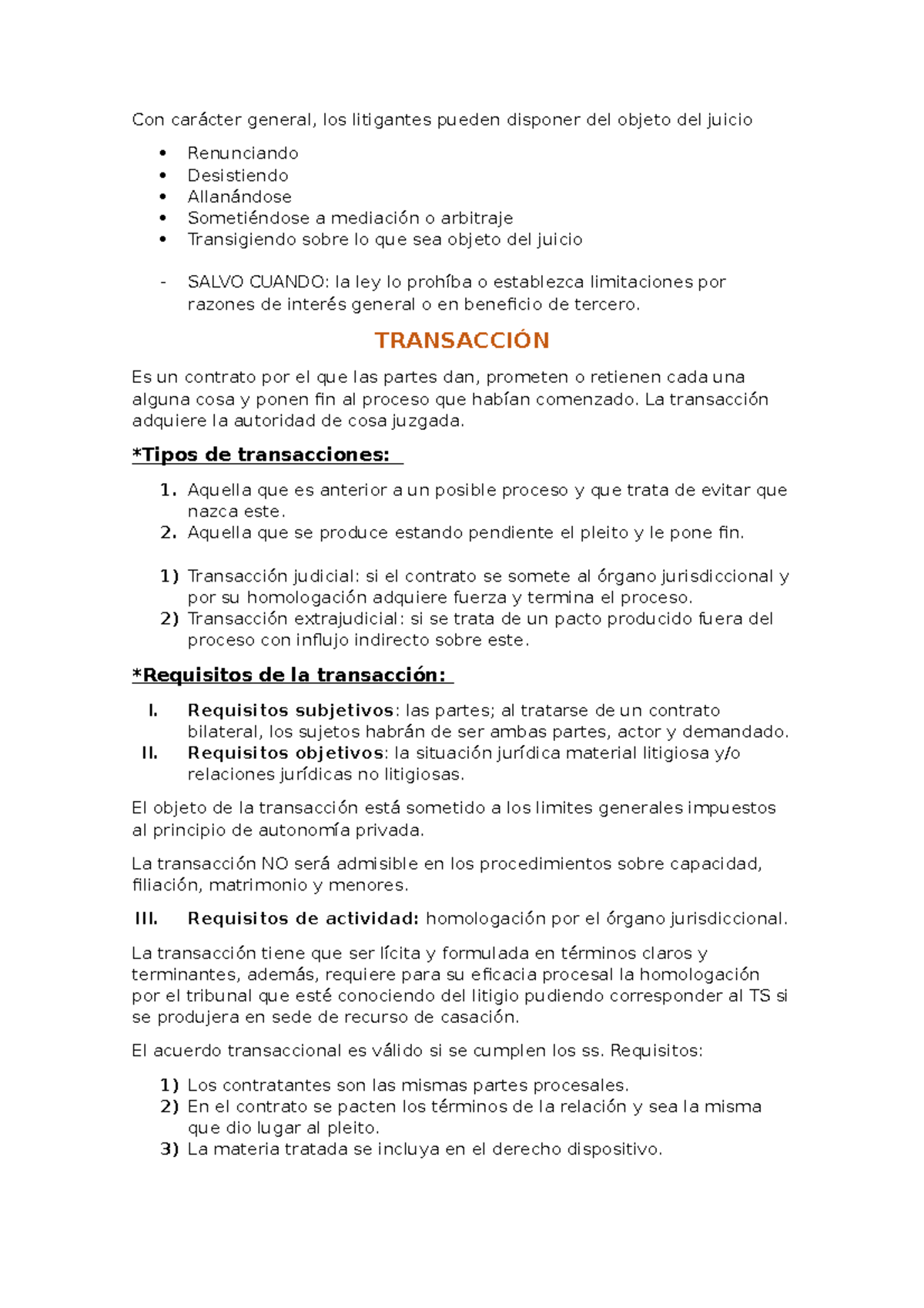 TEMA 6. Terminación del proceso 2 - Con carácter general, los ...
