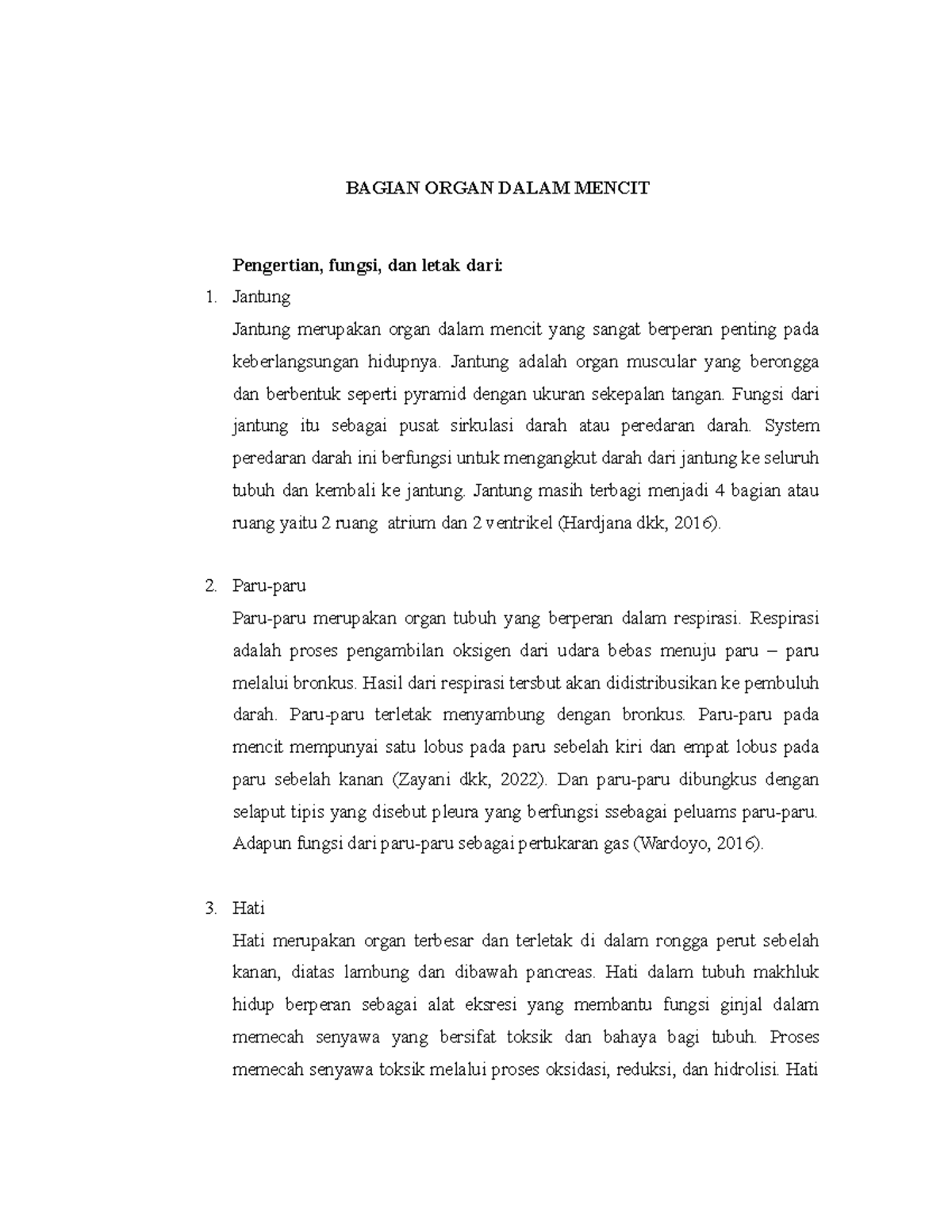 Bagian Organ Dalam Mencit - BAGIAN ORGAN DALAM MENCIT Pengertian ...