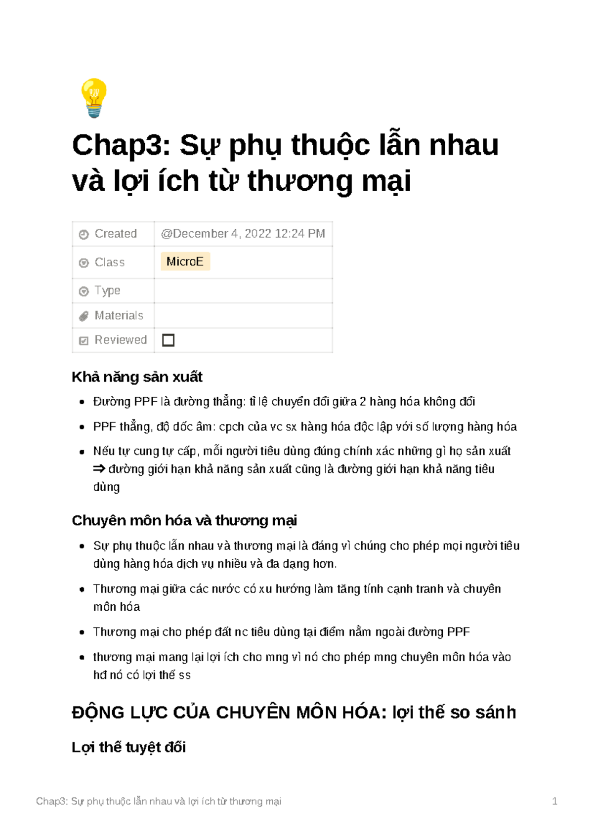 Chap3 Sự phụ thuộc lẫn nhau v lợi ích thương mại - Chap3: Sự phụ thuộc lẫn nhau và lợi ích từ ...