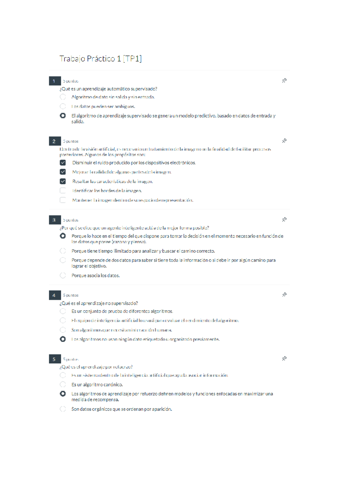 Trabajo Practico 1 - 93% - TP1 - Introducción a la Inteligencia Artificial - Studocu