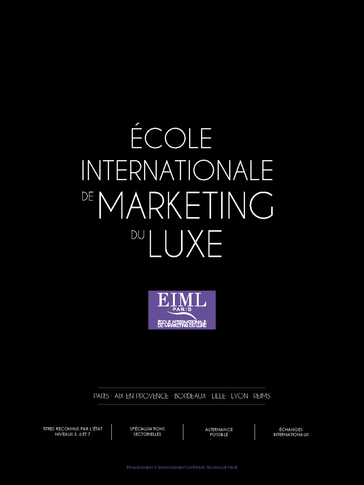 Brochure EIML - voici mon travail - ÉTABLISSEMENT D’ENSEIGNEMENT ...