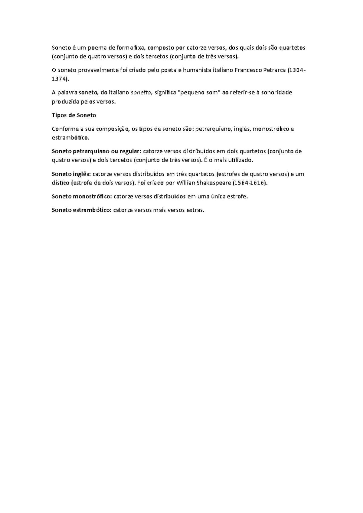 Soneto - O soneto provavelmente foi criado pelo poeta e humanista ...