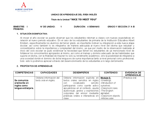 Ses 1 II Bim - Model lesson plan EFL classs - SESIÓN DE APRENDIZAJE N ...