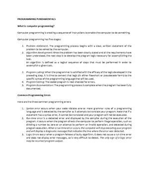 Sequential Programming and Flowcharting - CONTROL STRUCTURES specify ...