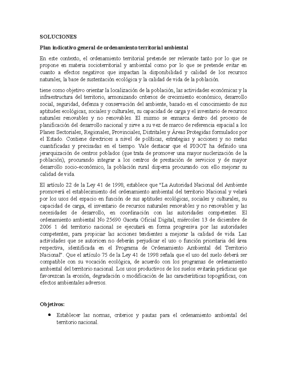 Soluciones - es un testimonio material de un hecho o acto realizado en ...