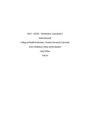 D218 task 1 - Passed attempt - Personal Development Plan Kalee Braswell ...