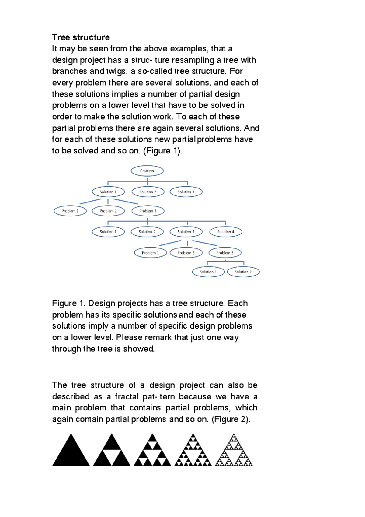 Tree structure - a design project has a struc- ture resampling a tree ...