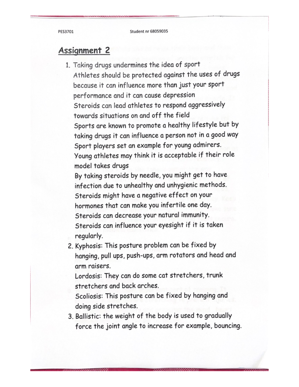 PES3701 Assignment 2 - PES3701 - Studocu