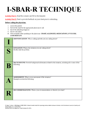 Medication Administration Simulation - Return Demonstration Summative ...