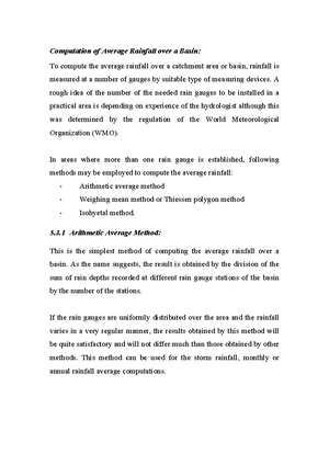 Part 4 - Design Rainfall - Chapter 3. Design Rainfall Rainfall ...