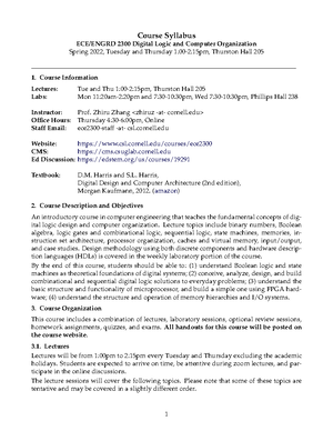 CMOS - CMOS - Fall 2020 ECE 2300 Digital Logic & Computer Organization CMOS Logic Combinational ...