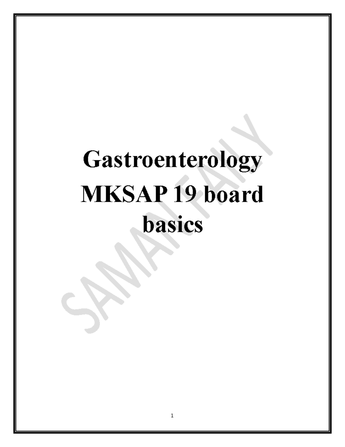 Gastro - abcd - Gastroenterology MKSAP 19 board basics Dysphagia ...
