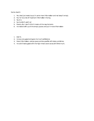 Resume Example. - RILEY J. KIRCHOFF 2825 N Hwy 360 Grand Prairie, TX ...