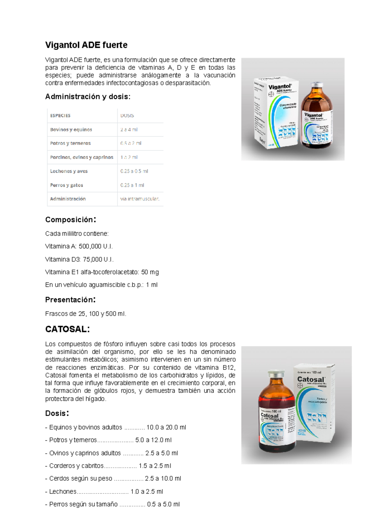 Farmacos - Vigantol ADE fuerte Vigantol ADE fuerte, es una formulación ...
