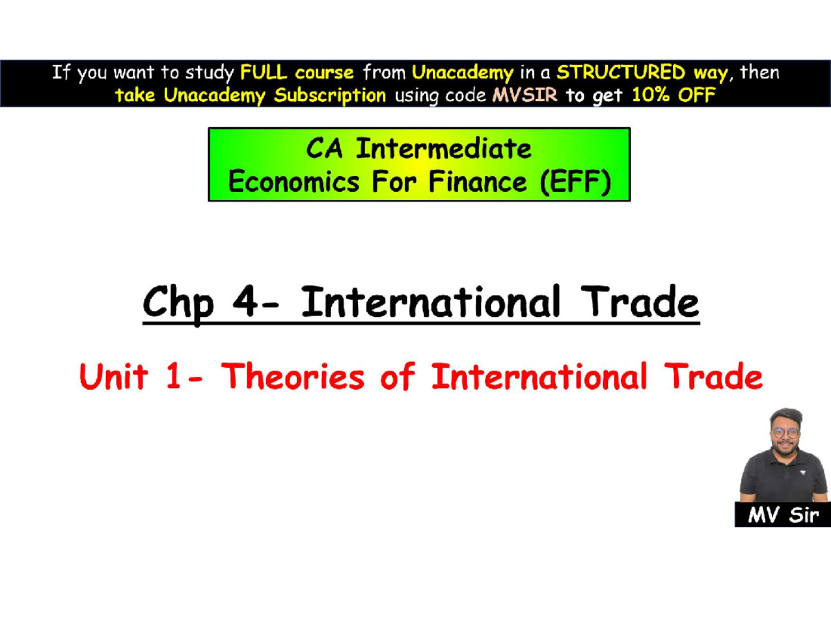 EFF Chp 4 Mvsir Charts - eff notes - CA Intermediate - Studocu