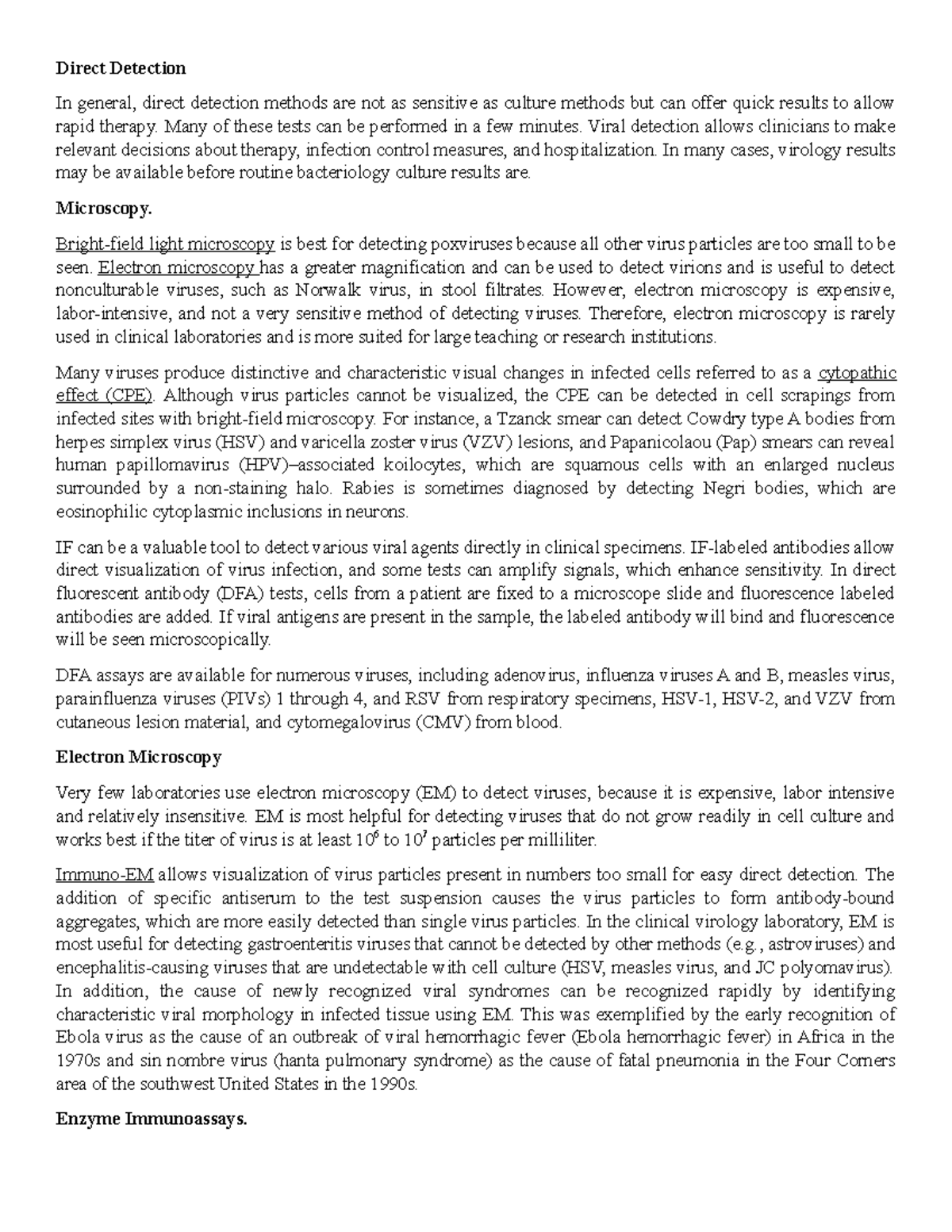 Direct Detection MYCV311 LAB - Direct Detection In general, direct ...