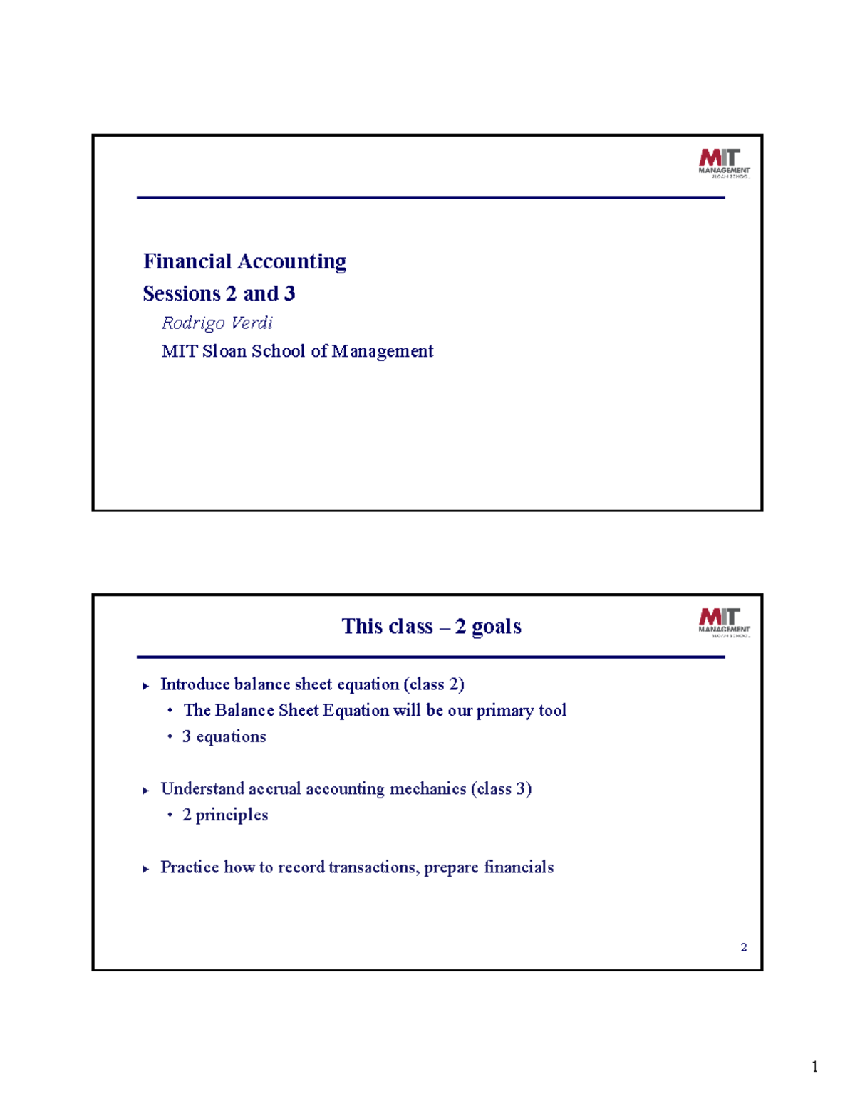 Class 02 03 Accrual Acct - Post class - Financial Accounting Sessions 2 ...