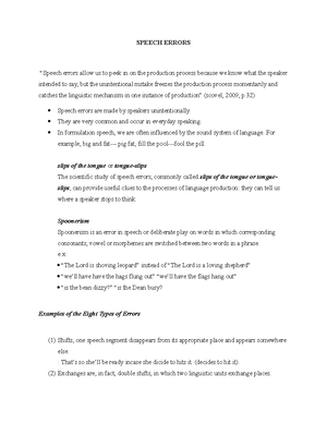 Summary of Vernacular Language - SUMMARY OF VERNACULAR LANGUAGE ...