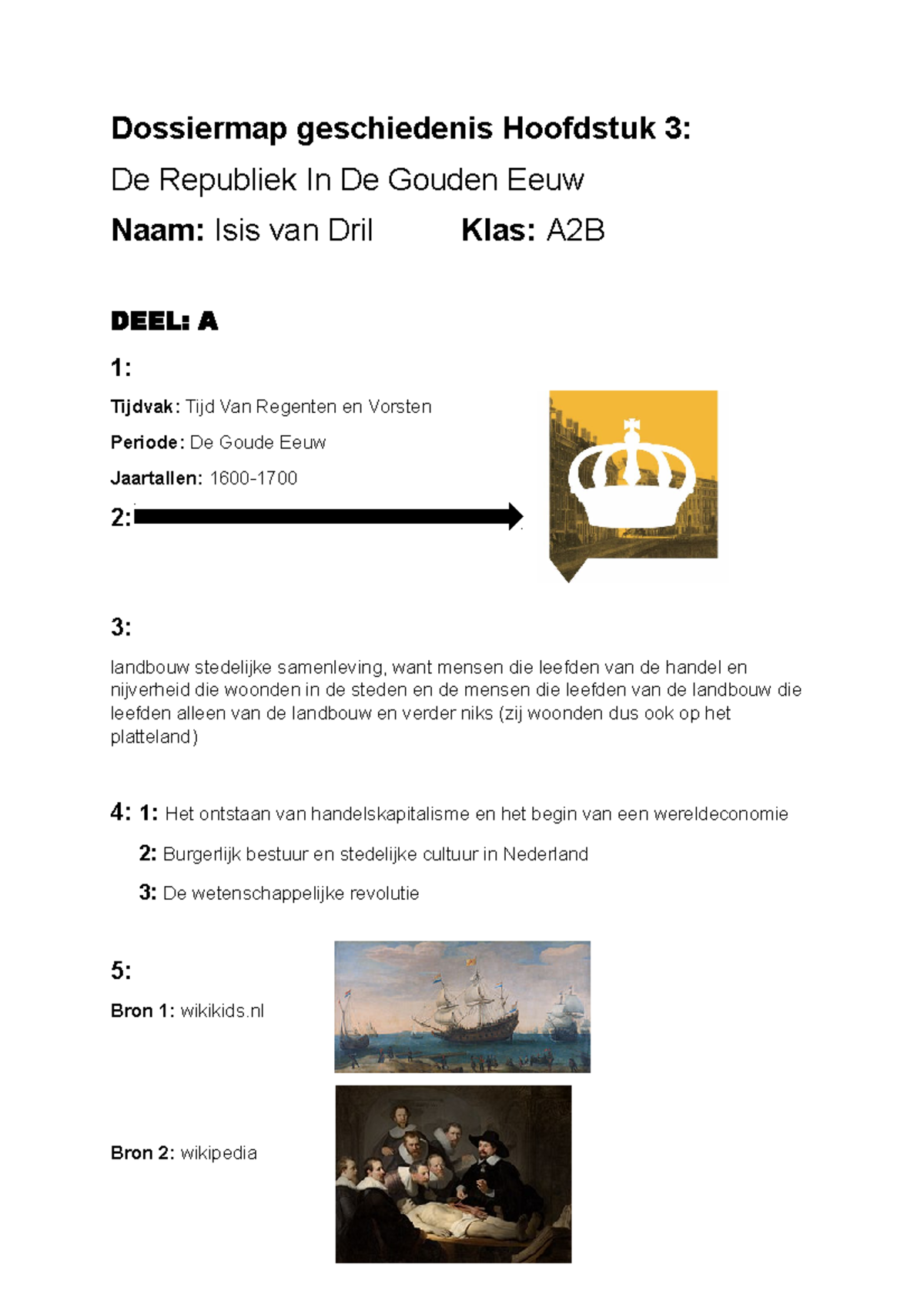 Dossiermap geschiedenis Hoofdstuk 3 periode 2 hoofdstuk 3 - Dossiermap ...