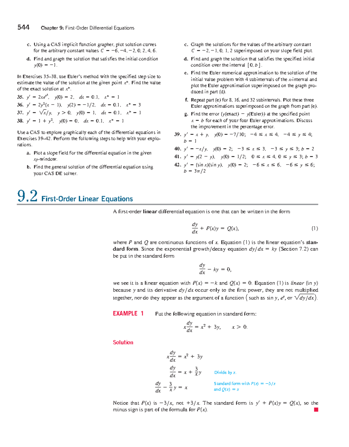 Math ch9-2 - math work - 544 Chapter 9: First-Order Differential ...