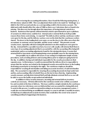 Comprehensive Problems Parts 1-3 - ACC201 - PART PART - Studocu