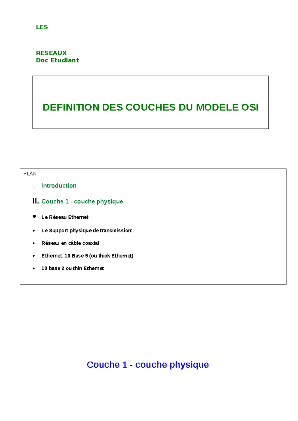 5385cfdd1180f - reseau osi - RESEAUX Doc Etudiant Couche 1 - couche ...