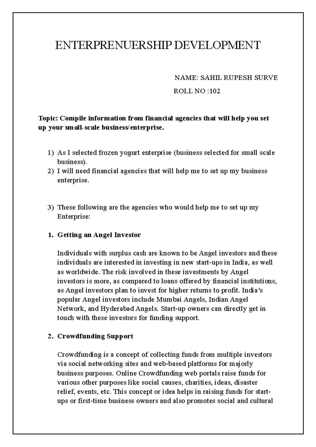 EDP PRAC 8 102 lecture notes 124567890 - ENTERPRENUERSHIP DEVELOPMENT ...