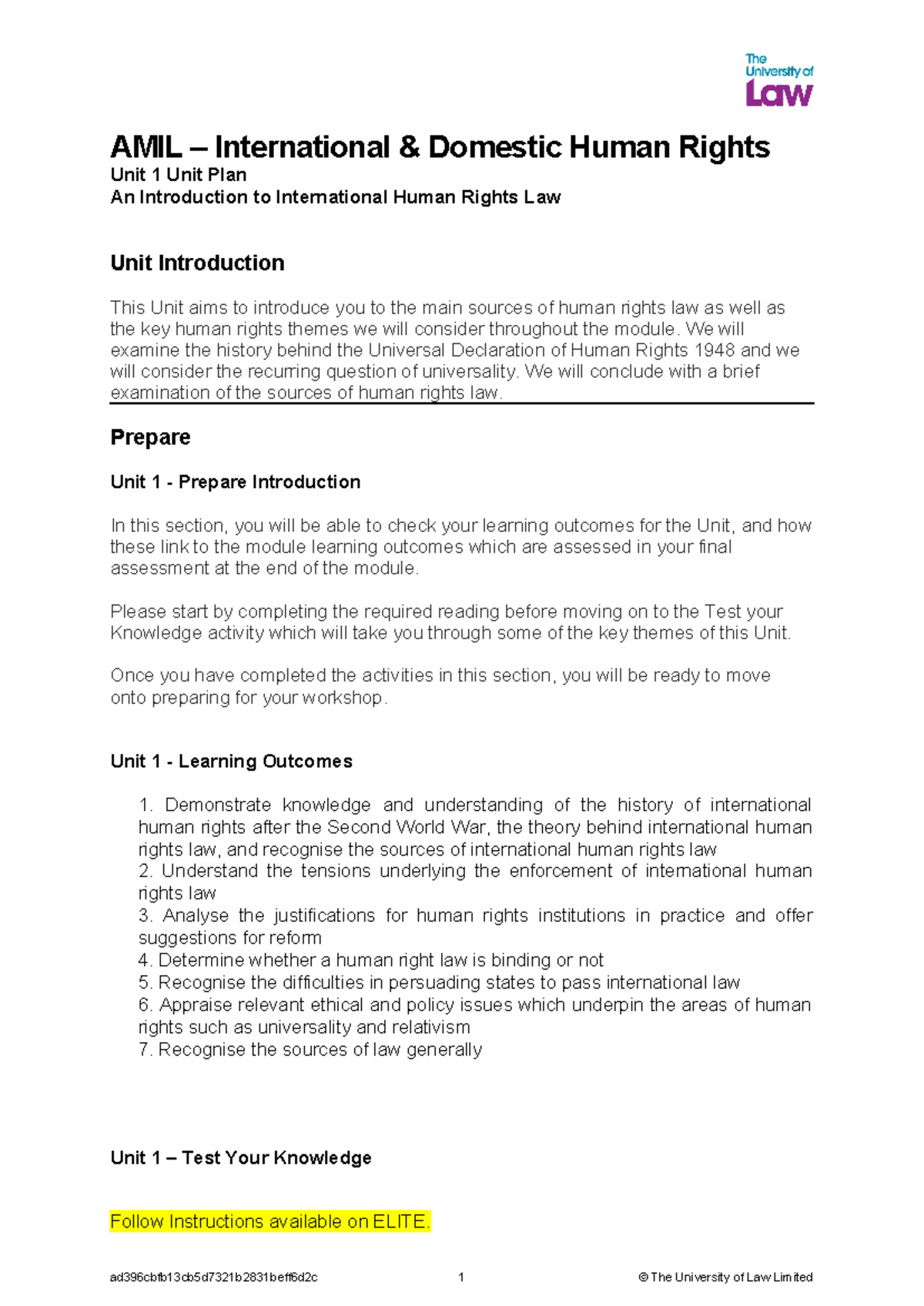 2122 iadhr u01 ce01 unitplan - AMIL – International & Domestic Human ...