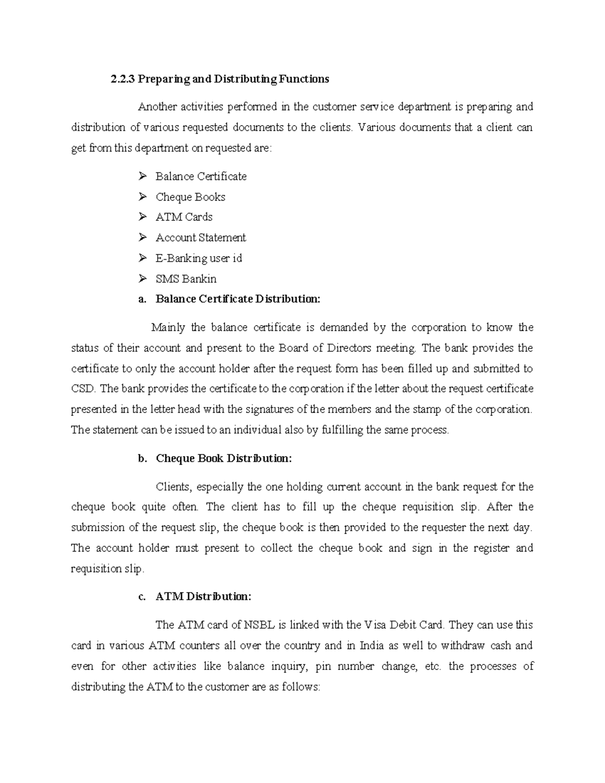 REP 3 - PART 3 - 2.2 Preparing and Distributing Functions Another activities performed in the ...