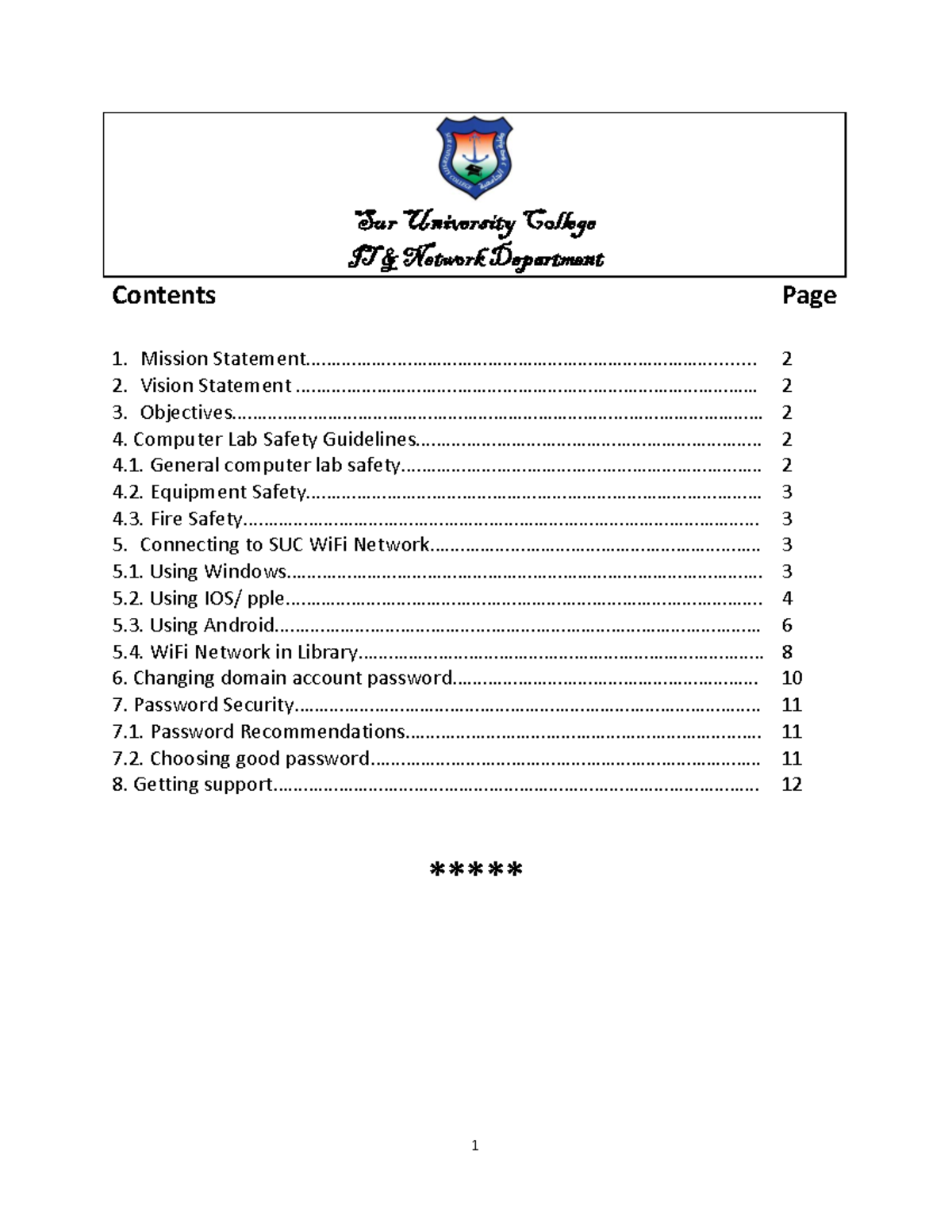 ICT-Manual - ICT lab manual - Sur University College IT & Network ...
