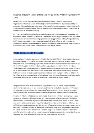 Carta del Jefe Seattle al presidente de los Estados Unidos - Carta del ...