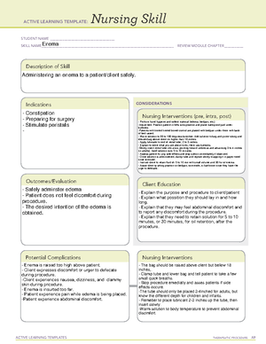 ATI alt hip fracture - ACTIVE LEARNING TEMPLATES THERAPEUTIC PROCEDURE ...