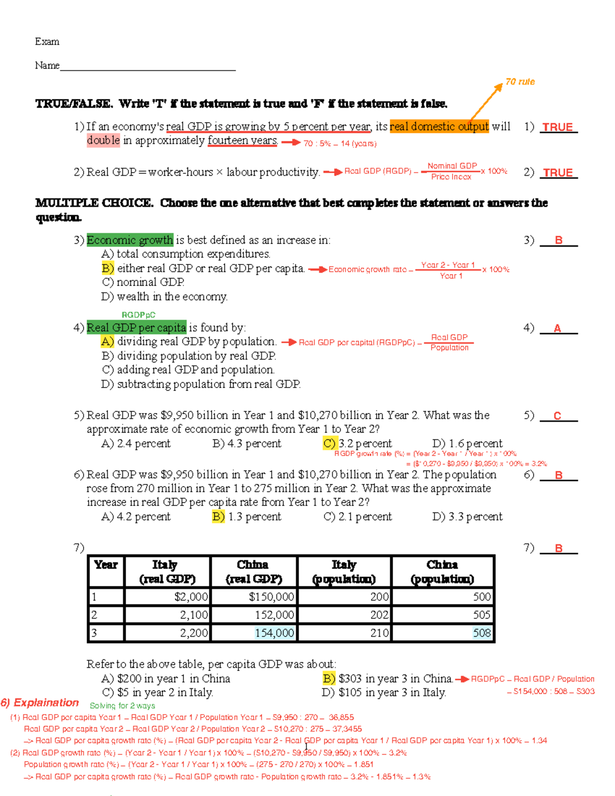 Week 3 - Chap ter 8 - Lecture note with answer - Exam Name