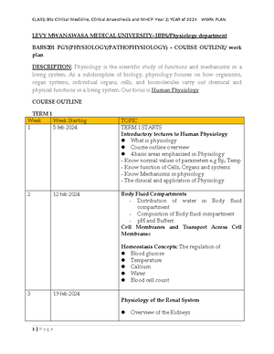 Perfect study materials for biomedical sciences - HUMAN PHYSIOLOGY ...